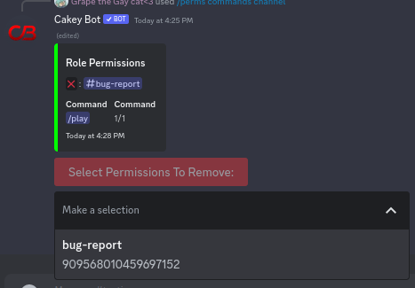 Setup Permissions | Cakey Bot Wiki